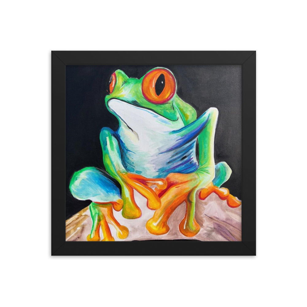 Framed Kambo Frog – Mann Art